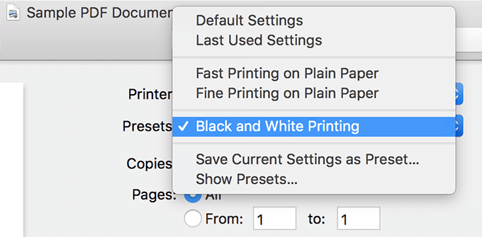 Change Default Print Settings Mac System Dialogue Kurthawaii