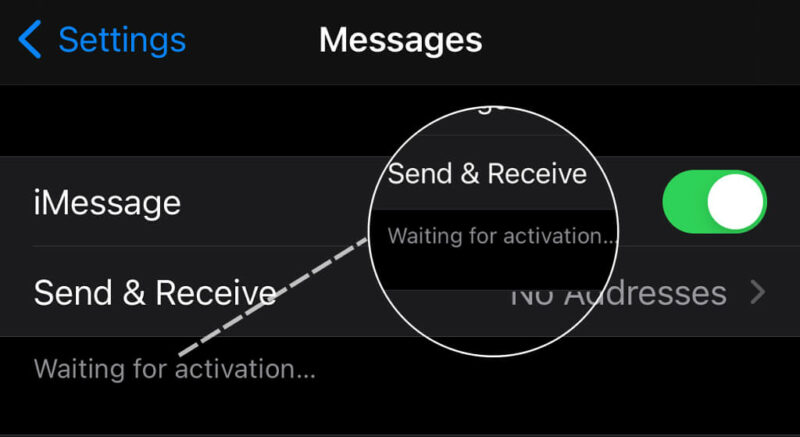How To Fix “iMessage Waiting for Activation” Error on iPhone