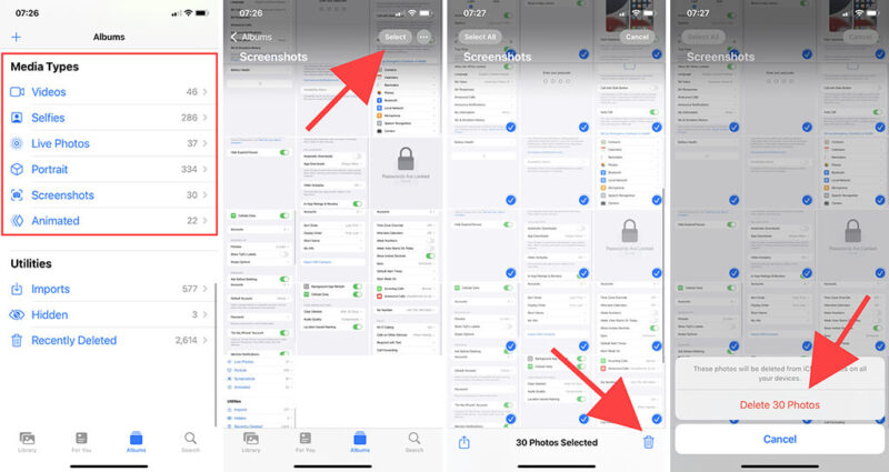 How To Bulk Delete Photos From IPhone